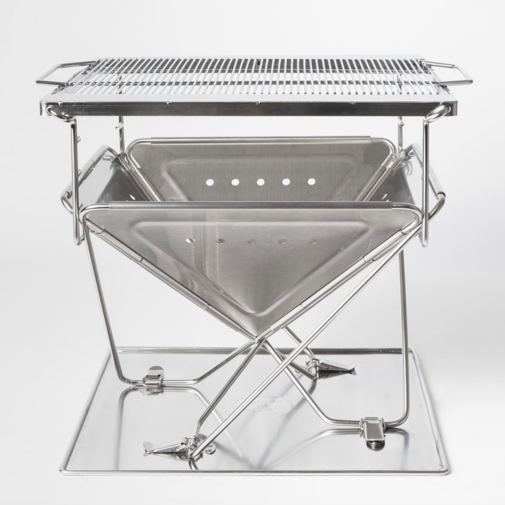 Flatpack Firepit Grill – Vantura Outfitters